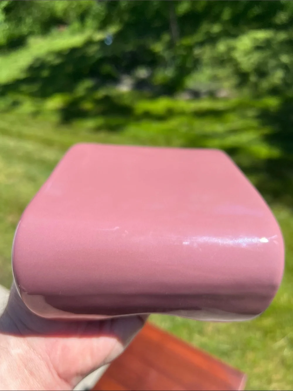 Vintage | Accents | Vintage Pink Haeger Studio Pottery Riser Pedestal ...
